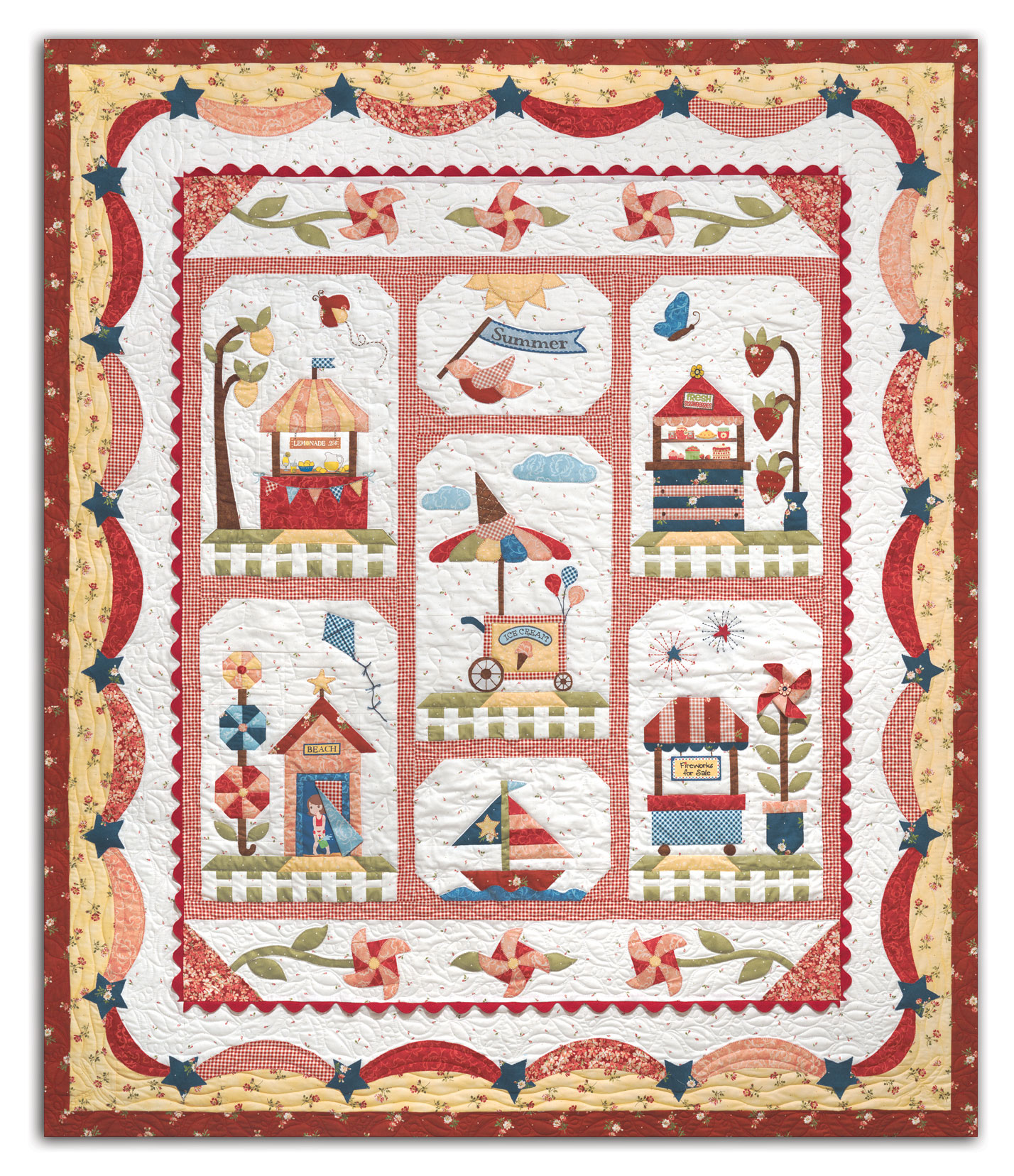 Summer-Fun (With images) | Quilt kits, Quilts, Applique quilts